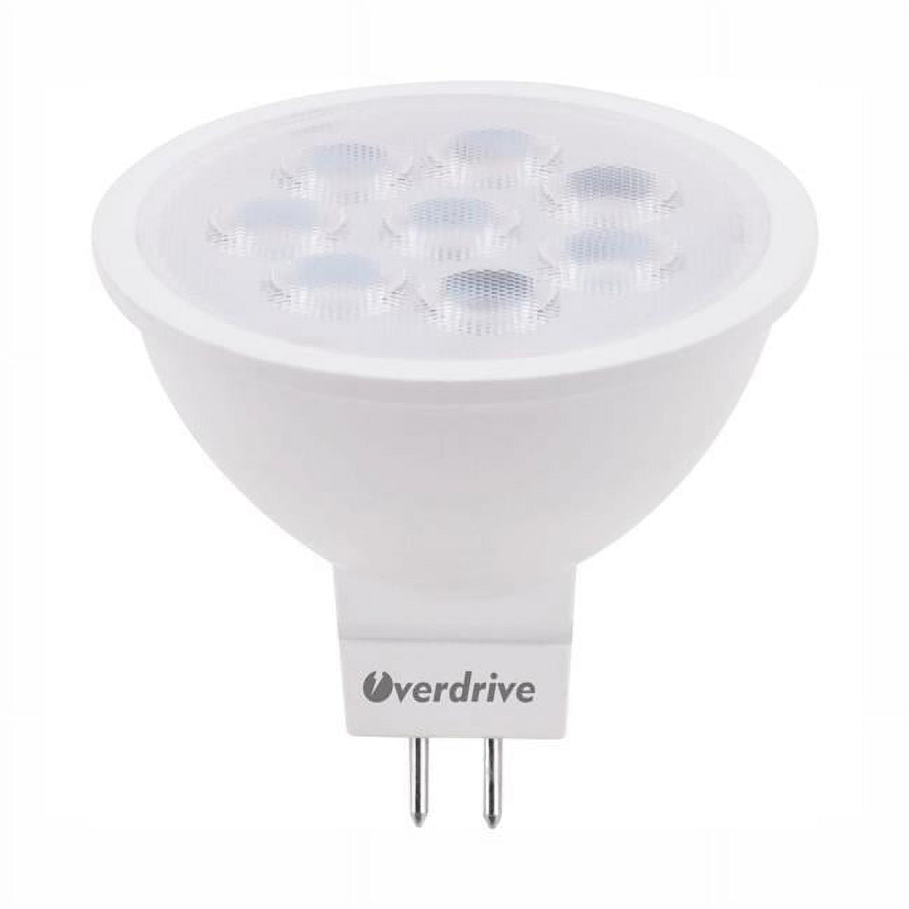 Overdrive 646 6.5W 5000K LED MR16 Dimmable GU5.3 Daylight Base Flood ...