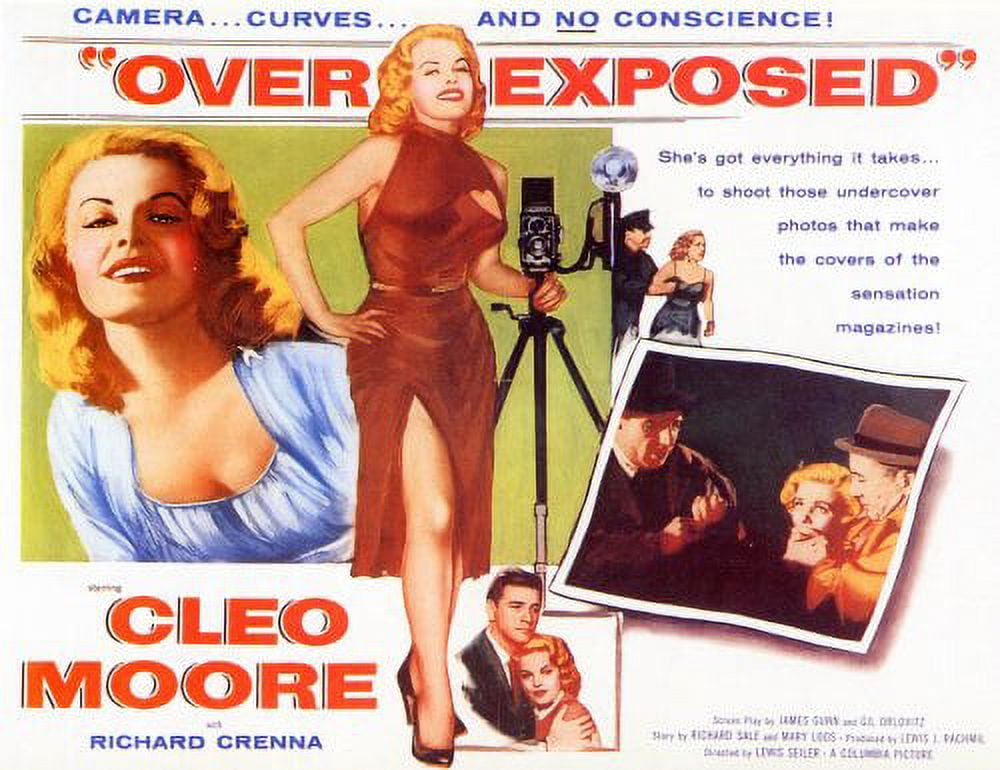 Overexposed - movie POSTER (Style A) (11" x 14") (1956) - Walmart.com