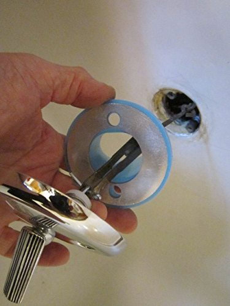 Overflow Gasket Kit with Trip Lever Overflow Cover, Chrome - Walmart.com