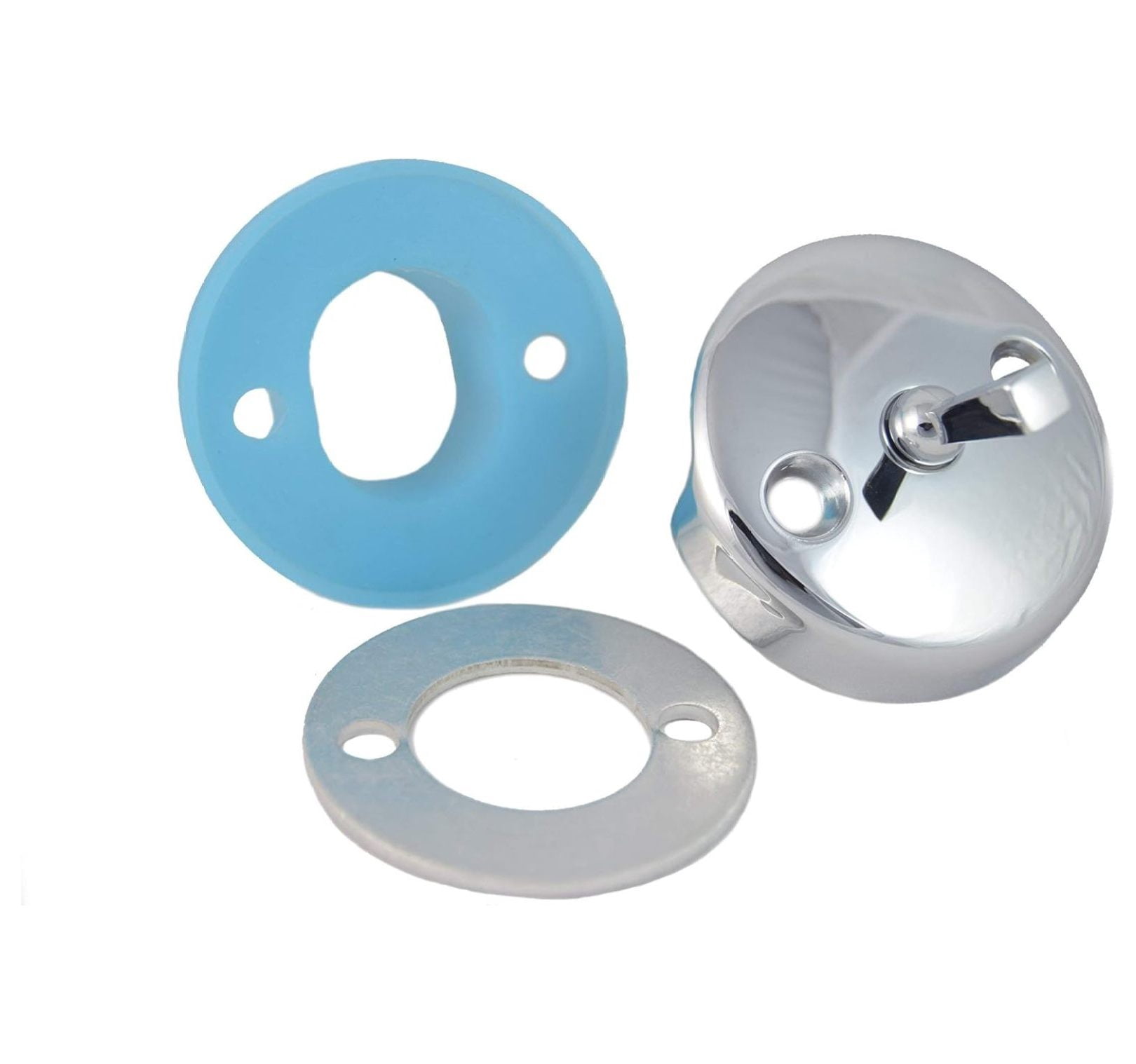 Overflow Gasket Kit with Trip Lever Overflow Cover, Chrome - Walmart.com