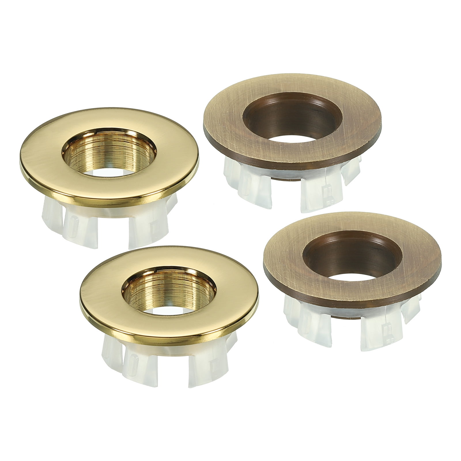 Overflow Ring Sink Round Cover Basin Trim Brass Insert in Hole Round ...