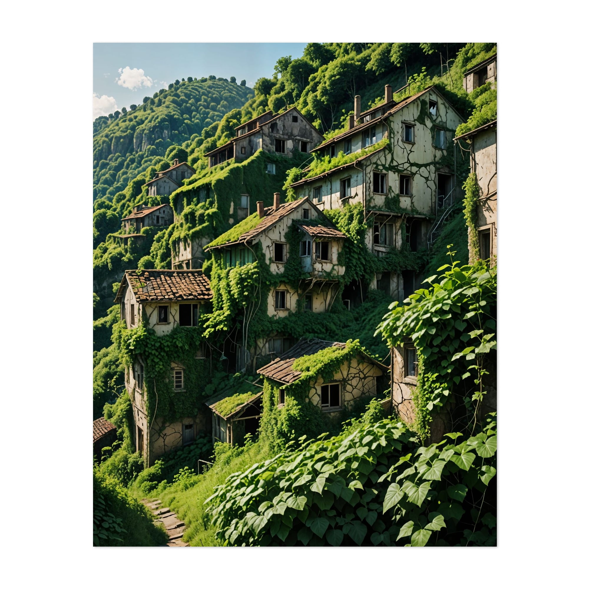 Overgrowth - China Photography Abandoned Nature Architecture Rural ...