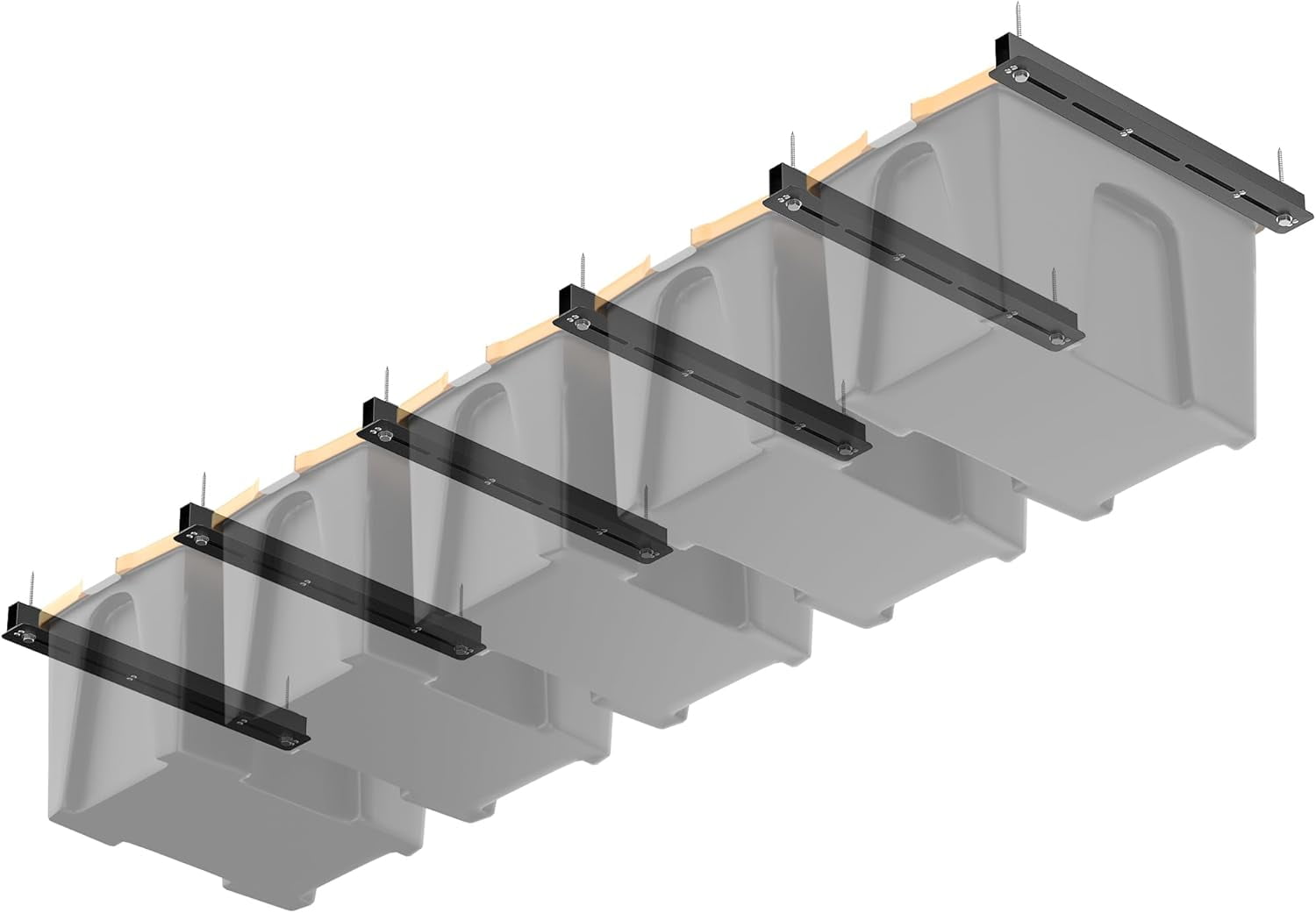 Overhead Garage Storage Rack, Heavy Duty Ceiling Storage Rack, 26 Inch ...