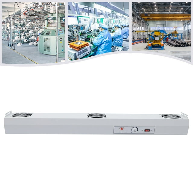 Overhead Ionizer Air Blower Industrial 3 Fans Antistatic Cleanroom Fan ...