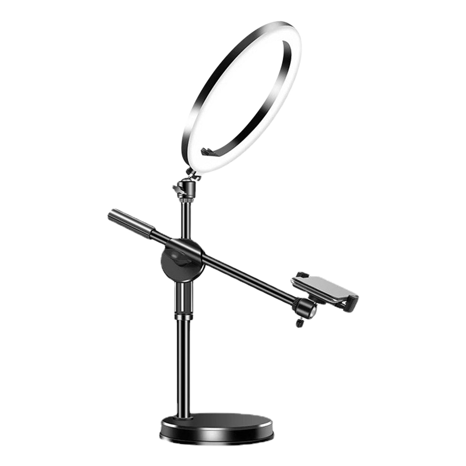 Overhead Phone Mount, Selfie Ring Light With Stand, Articulating Arm ...
