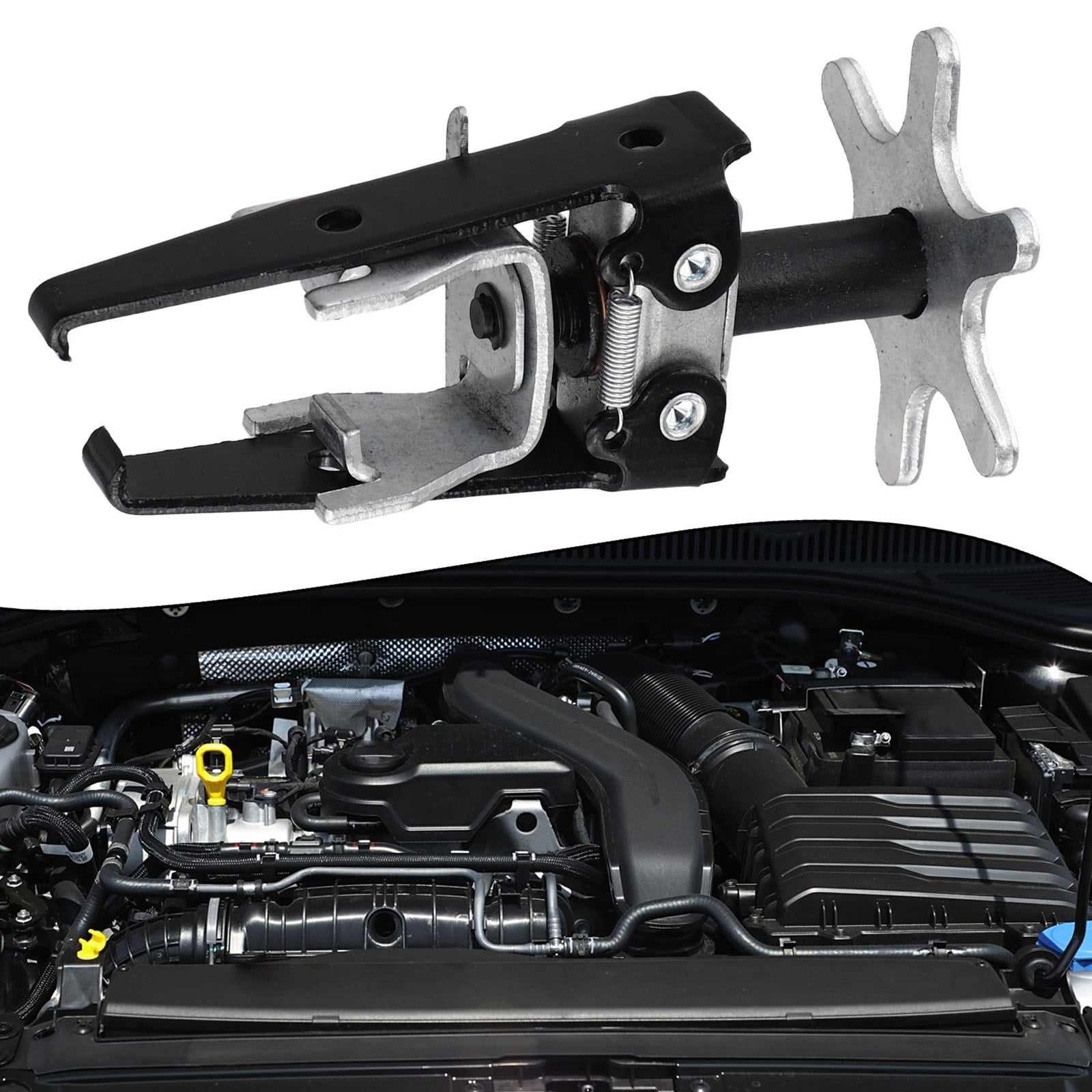 Overhead Valve Spring Compressor Automotive Engine Removal Tool Kit ...
