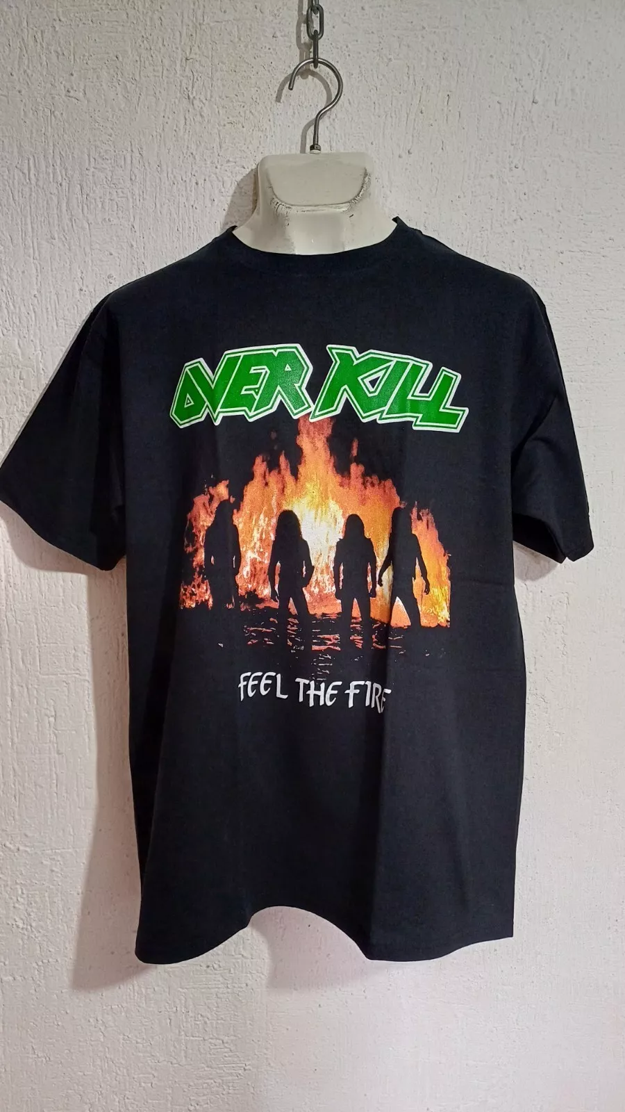 Overkill Feel The Fire T Shirt Slayer Megadeth Exodus Kreator Sodom ...