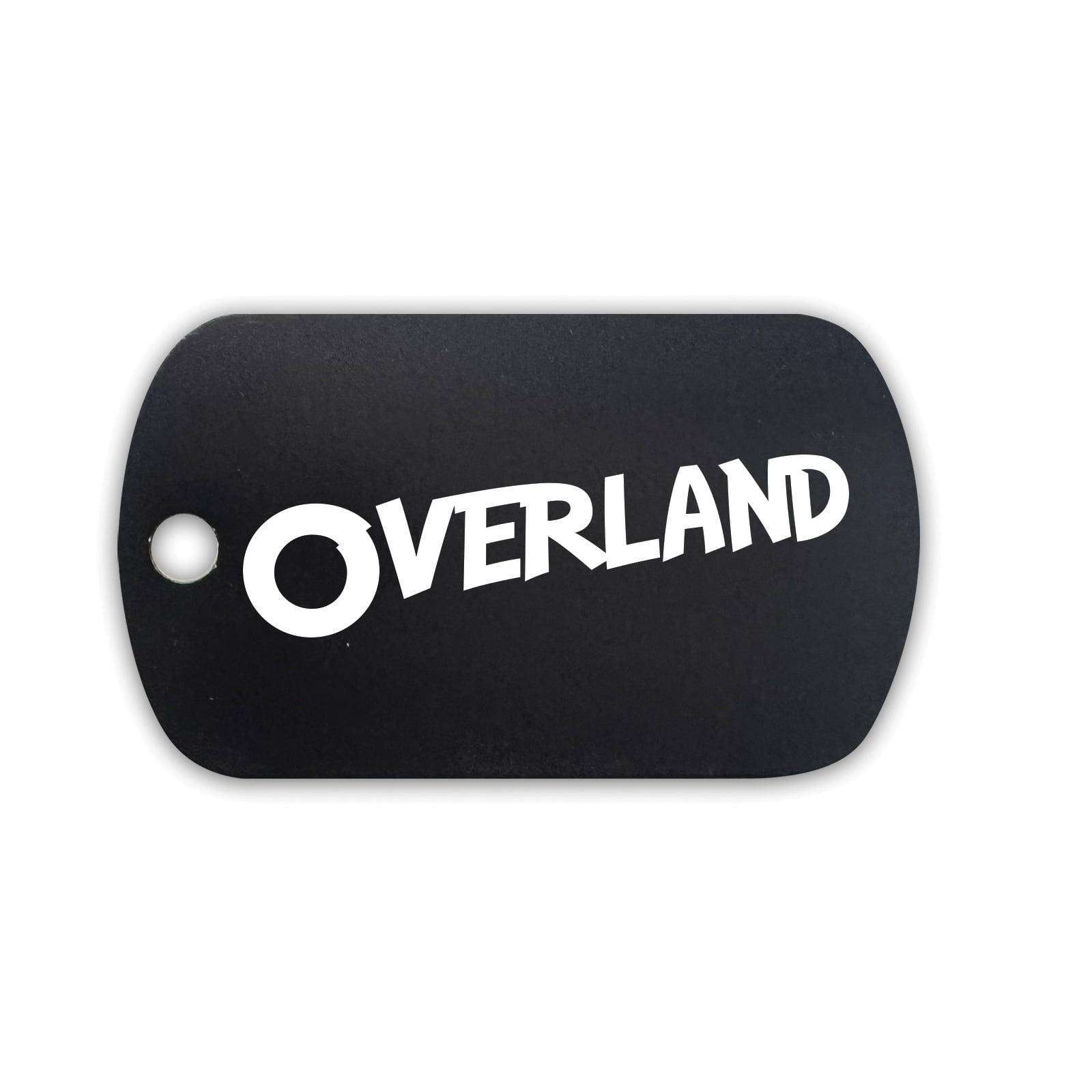 Overland GI Dog Tag Aluminum Keychain overlander off road crawler ...