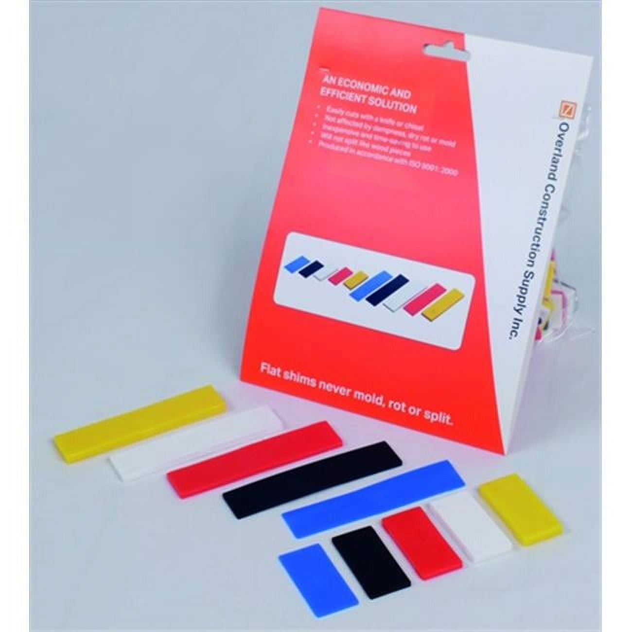 Overland SmartWedge Flat non-tapered plastic shims, 50 Pieces - Walmart.com