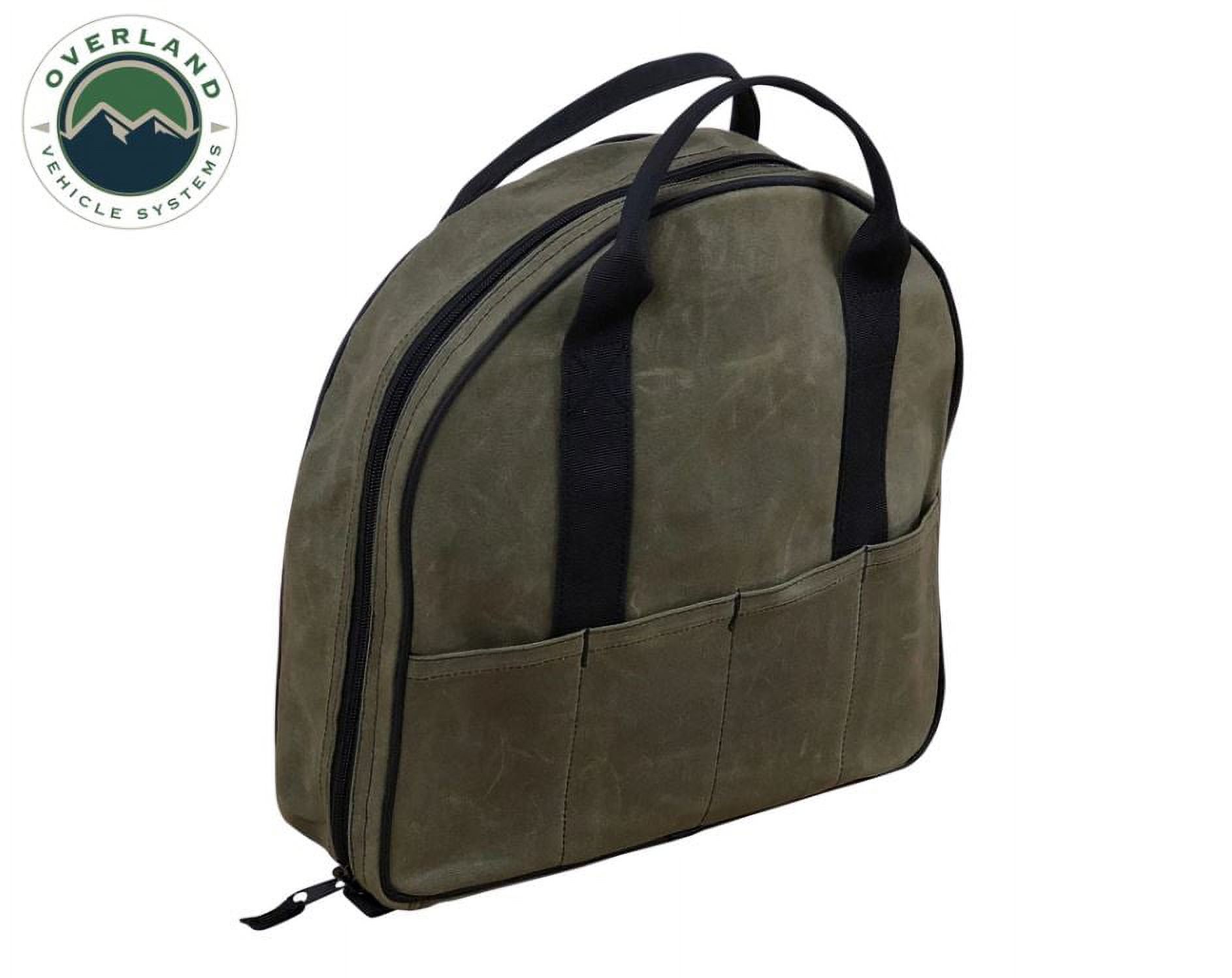 Overland Vehicle Systems 21129941 Jumper Cable Bag 16 Waxed Canvas B ...