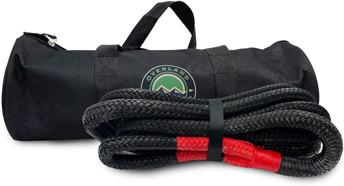 Overland Vehicle Systems Brute Kinetic Recovery Rope with 30% Stretch ...