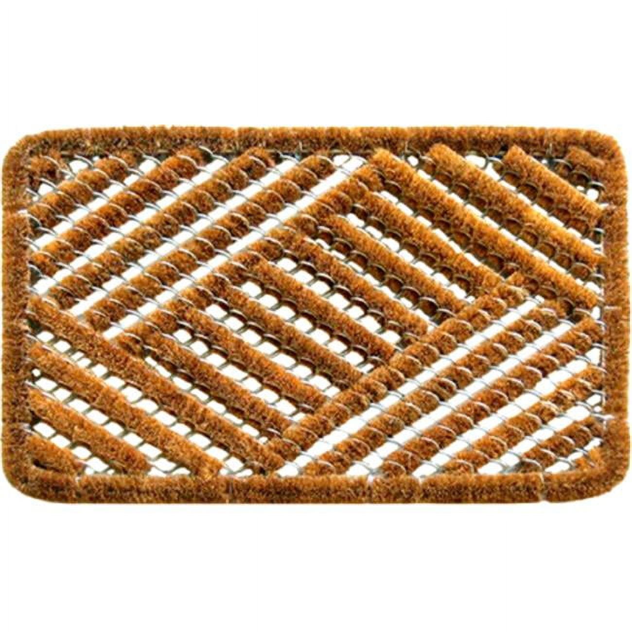 Overlapping Cross Hatch Contemporary Doormat - Walmart.com