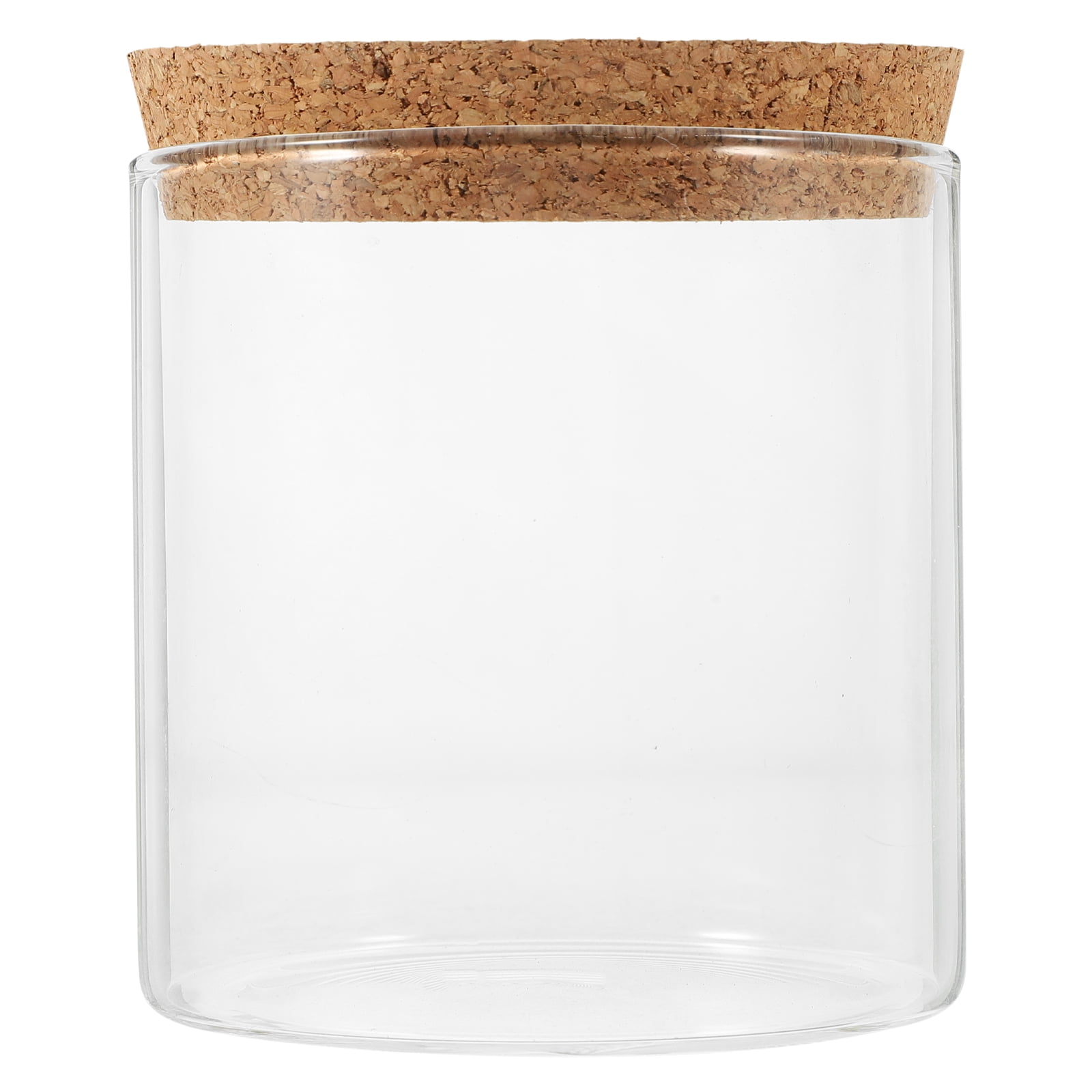 Overlapping Glass Jars Food Serving Bowl Bamboo Cover Soup Airtight ...