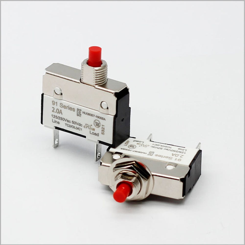 Overload Protection Circuit Breaker with Push Button Reset for Safe ...