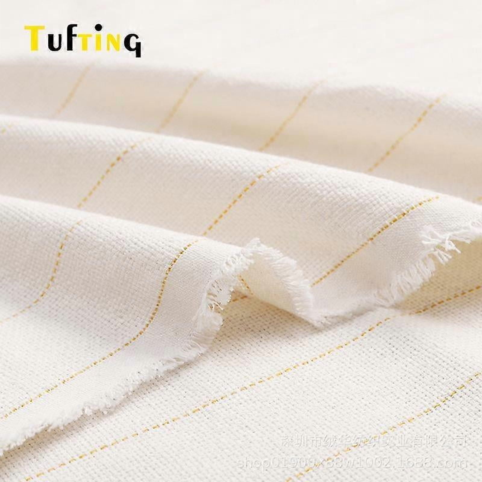 Overlocking Tufting Cloth with Marked Lines- Primary Monk's Cloth Punch ...