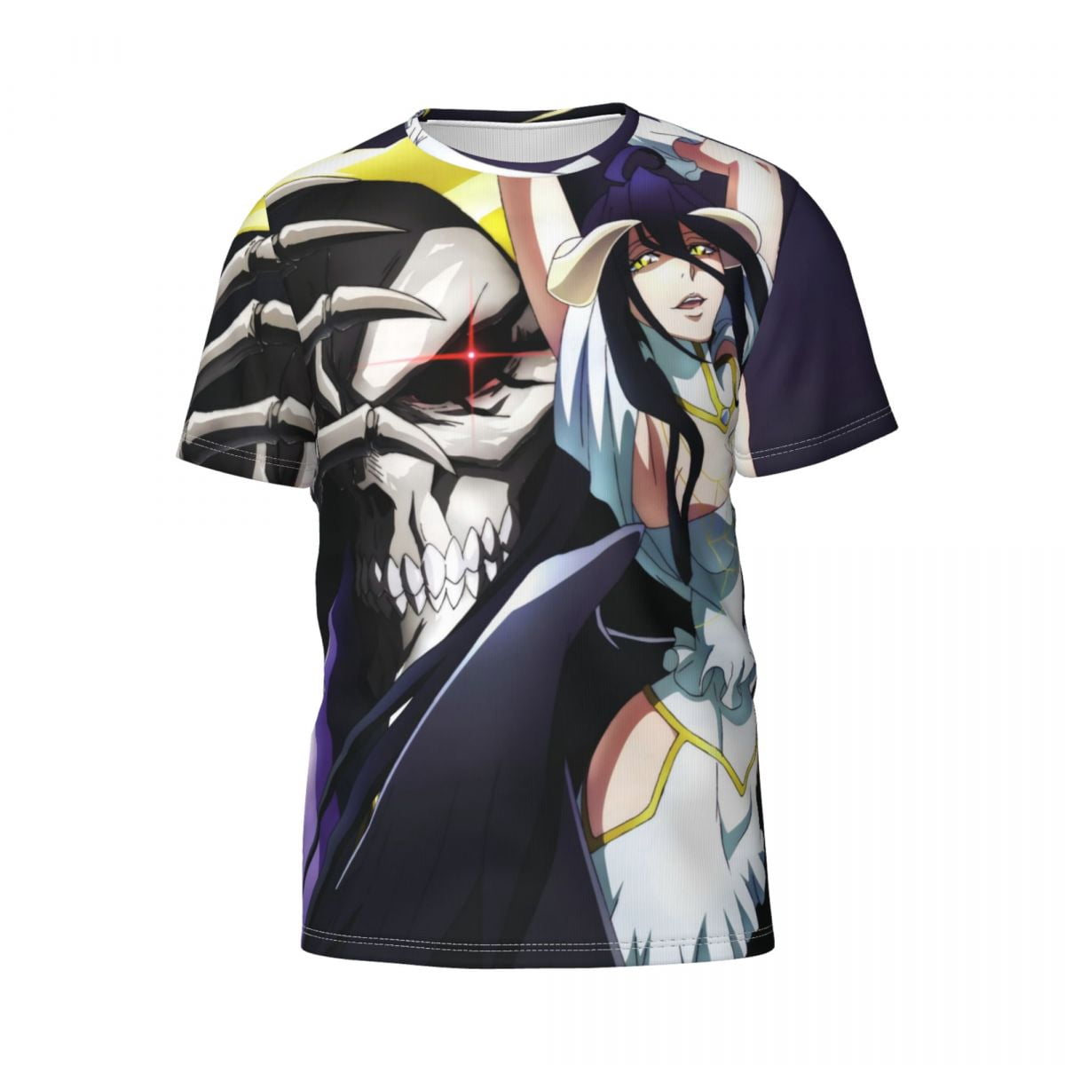 Overlord Ainz Ooal Gown Anime 3d Graphic Mens Womens Short Sleeve Crew ...