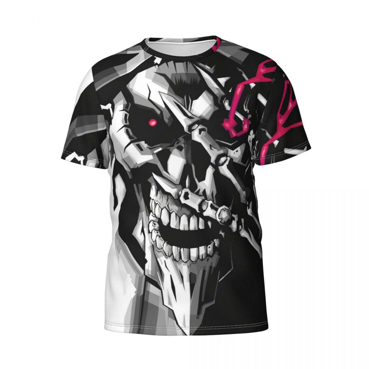 Overlord Ainz Ooal Gown Anime 3d Graphic Mens Womens Short Sleeve Crew ...