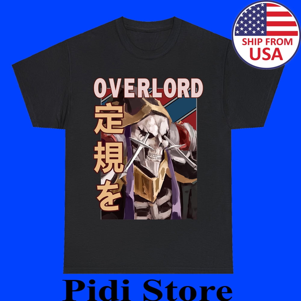 Overlord Ainz Ooal Gown Men's Black T-Shirt Size S to 3XL - Walmart.com