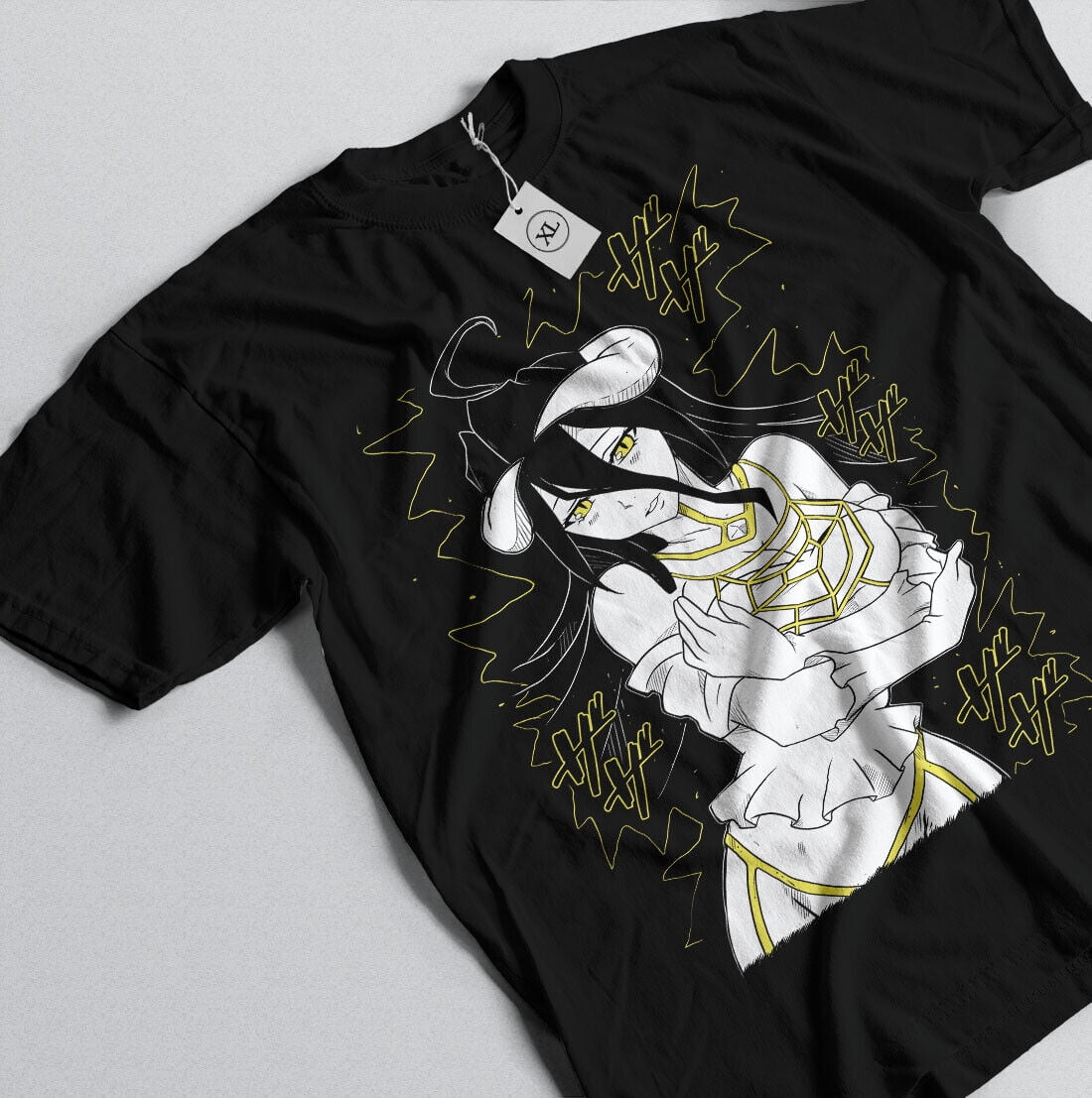 Overlord Ainz T-shirt Ooal Gown Albedo Skull Demon Girl Succubuss Shirt ...