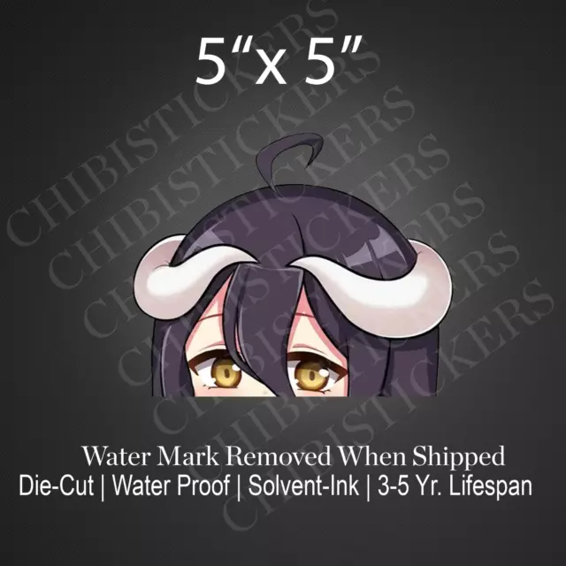Overlord - Albedo Chibi Anime Jdm Vinyl Window Decal Sticker Phone ...