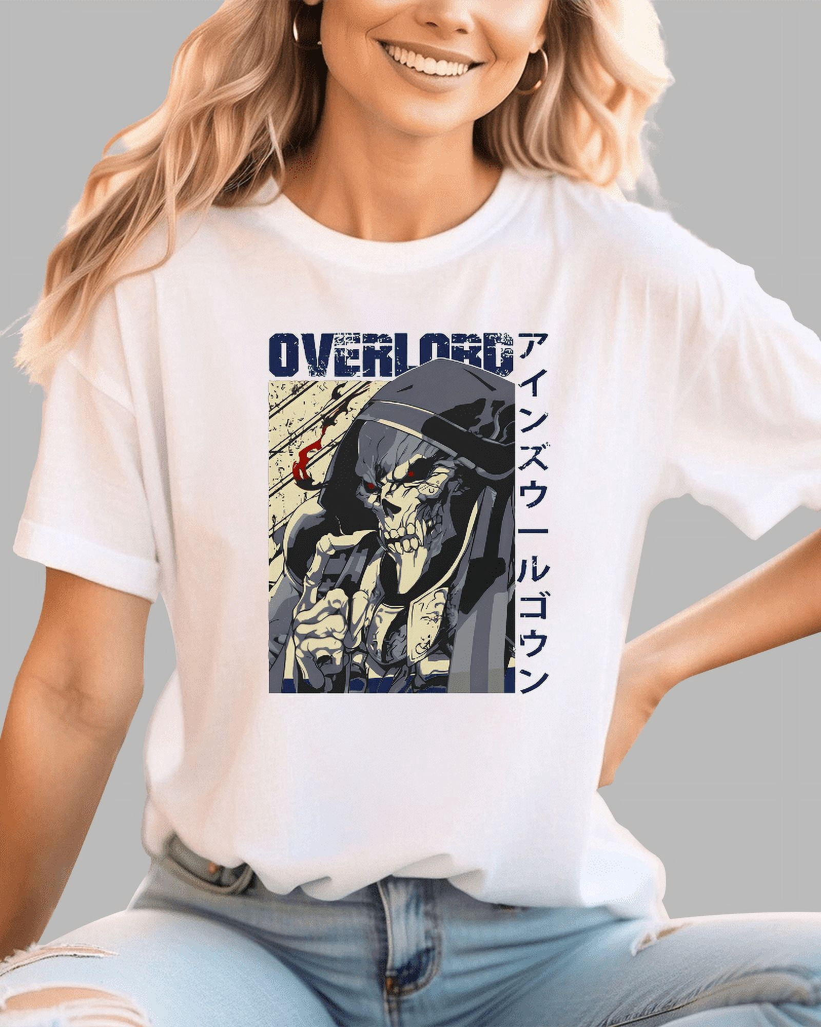 Overlord Cotton casual T-shirt - Walmart.com