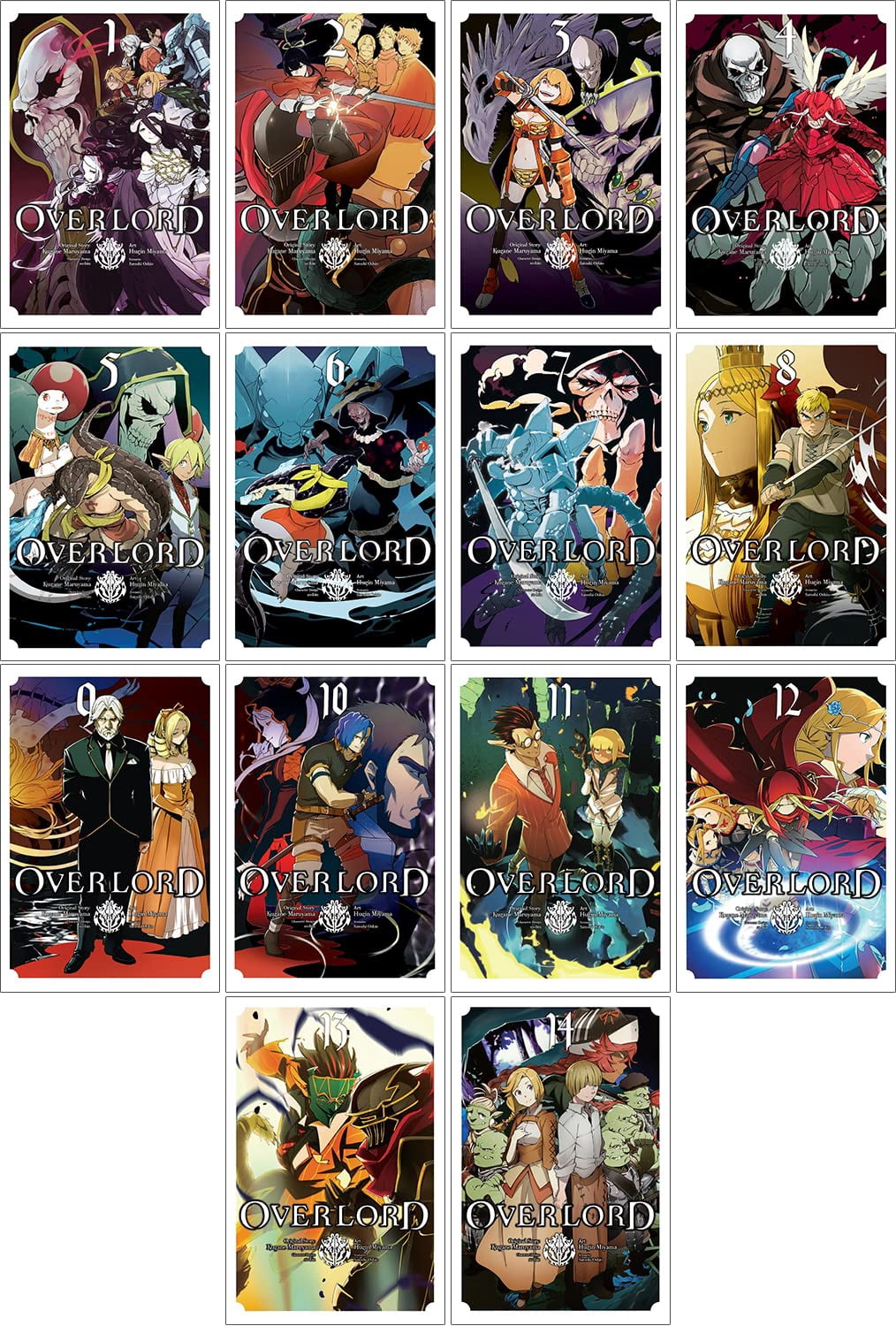 Overlord Manga 14-book Set Vol 1-14 - Walmart.com