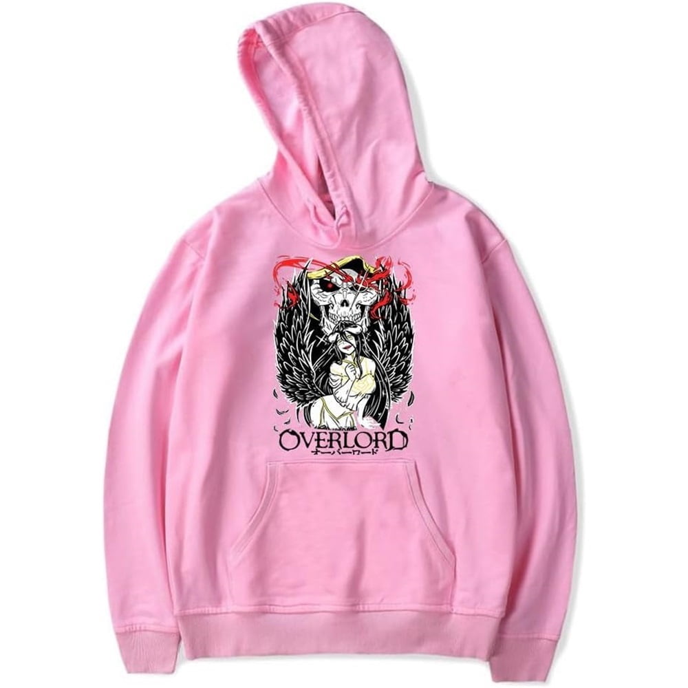 Overlord Merch Albedo Hoodie Unisex Pocket Drawstring Casual Sweatshirt ...