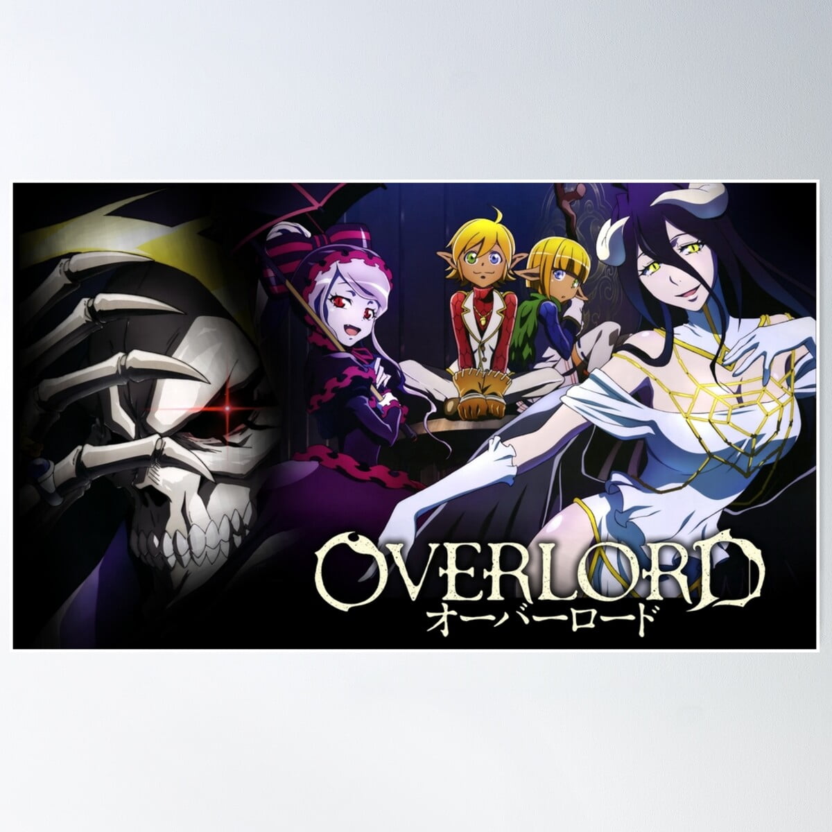 Overlord Poster - Ainz Ooal Gown Poster Wall Art, Modern Wall Decor For ...