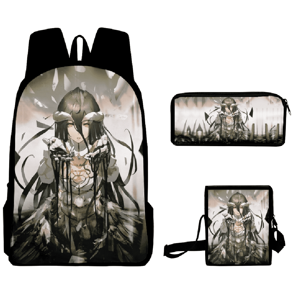Overlord Season 4 Anime Backpack 3 Piece Set Rucksack Shoulder Bag ...