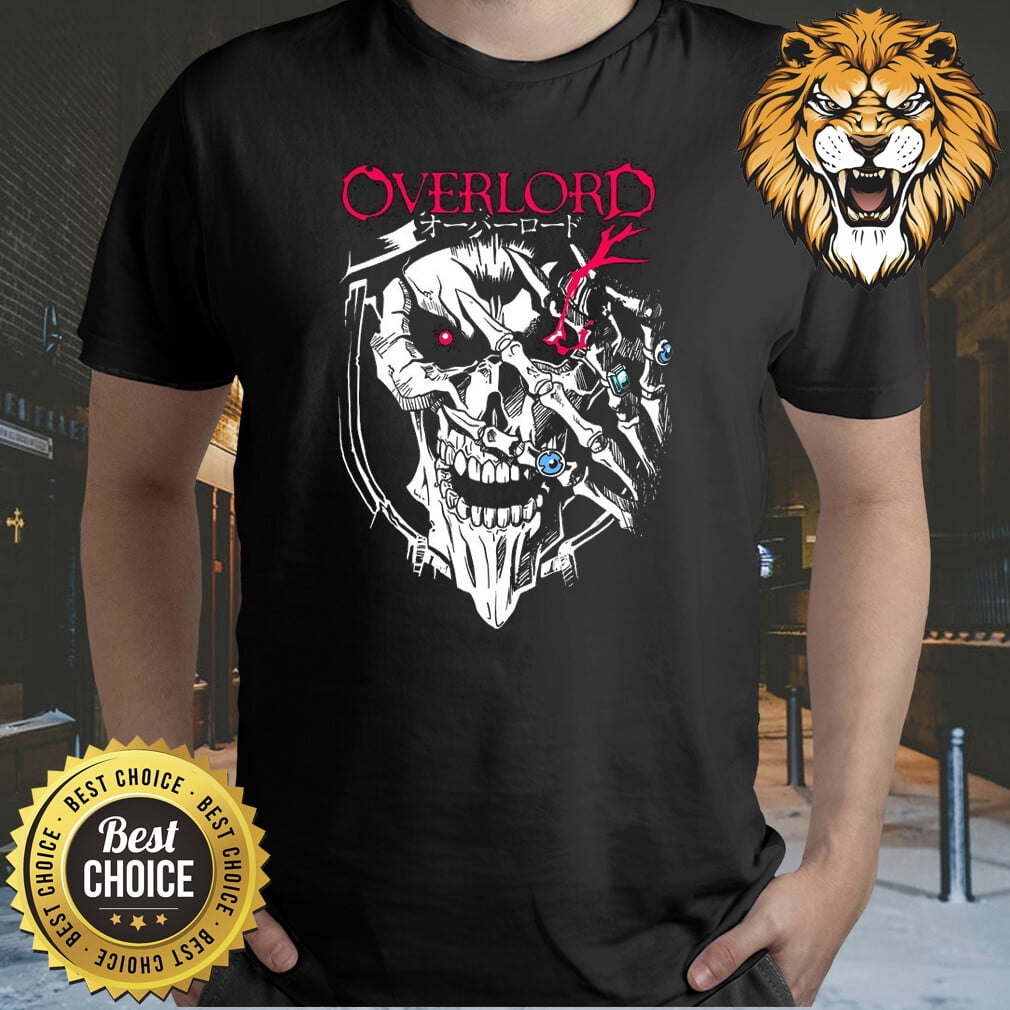 Overlord T-shirt, anime, overlord manga, ainz ooal Shirt A3325 ...