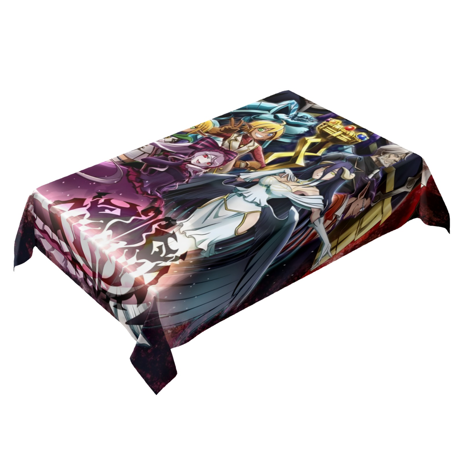 Overlord square tablecloth has an iconic print, fits most tables, and ...