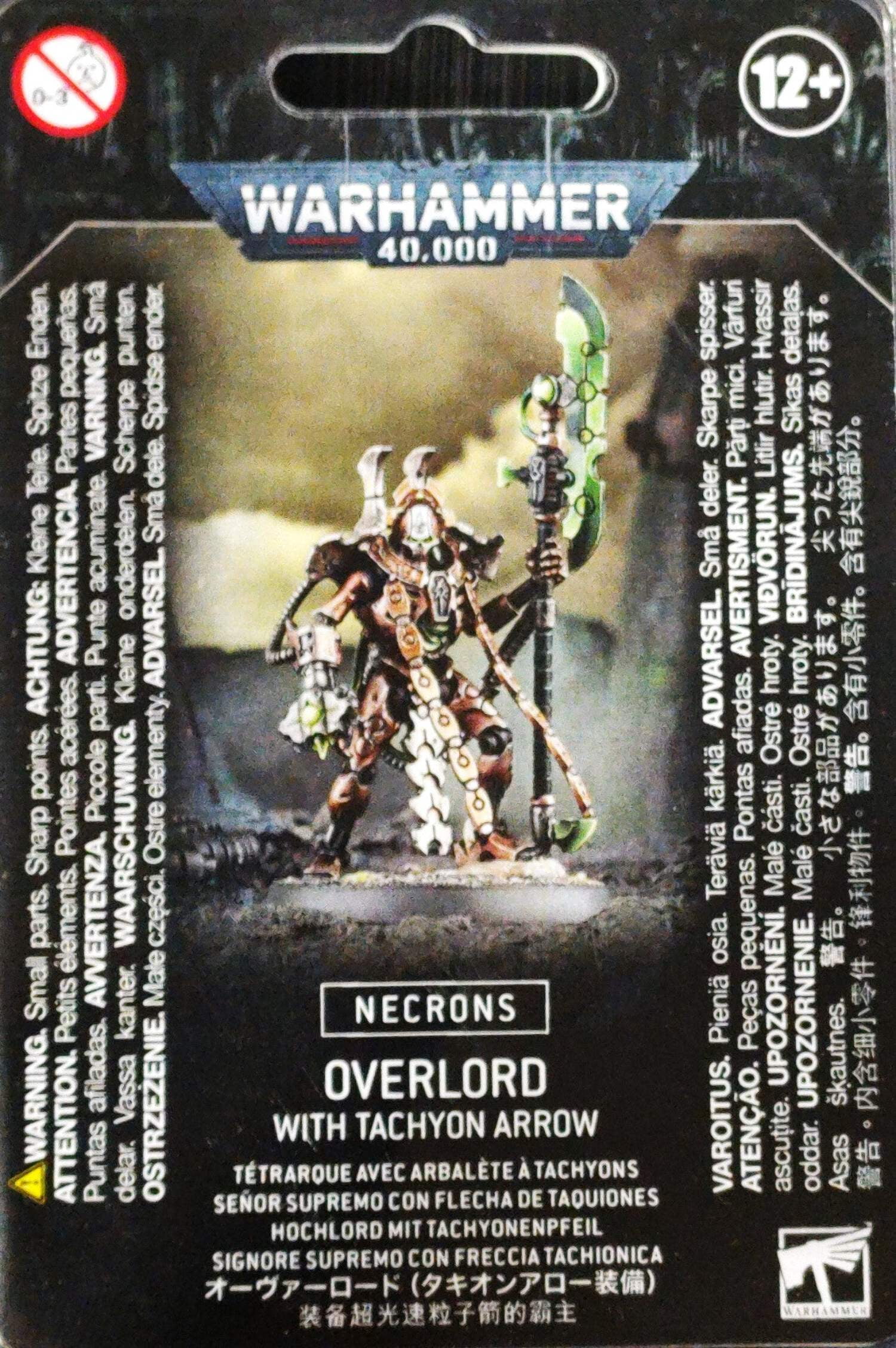Overlord with Tachyon Arrow Necrons Warhammer 40K WBGames - Walmart.com