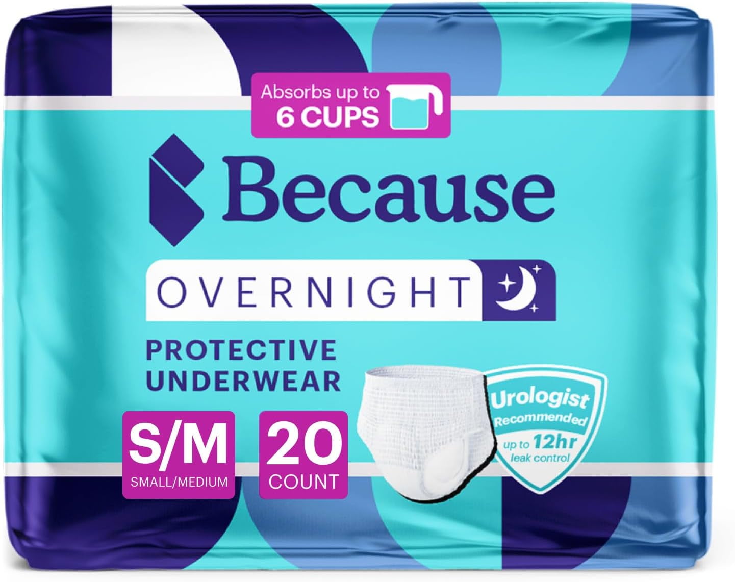 Because Overnight Absorbency Pull Ups - Adult Disposable Incontinence ...