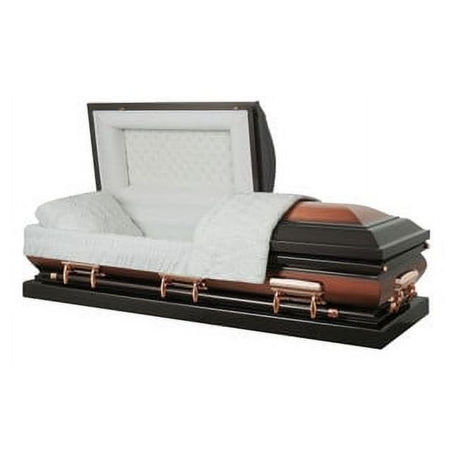Overnight Caskets Legacy Bronze Steel Regular Funeral Casket ...