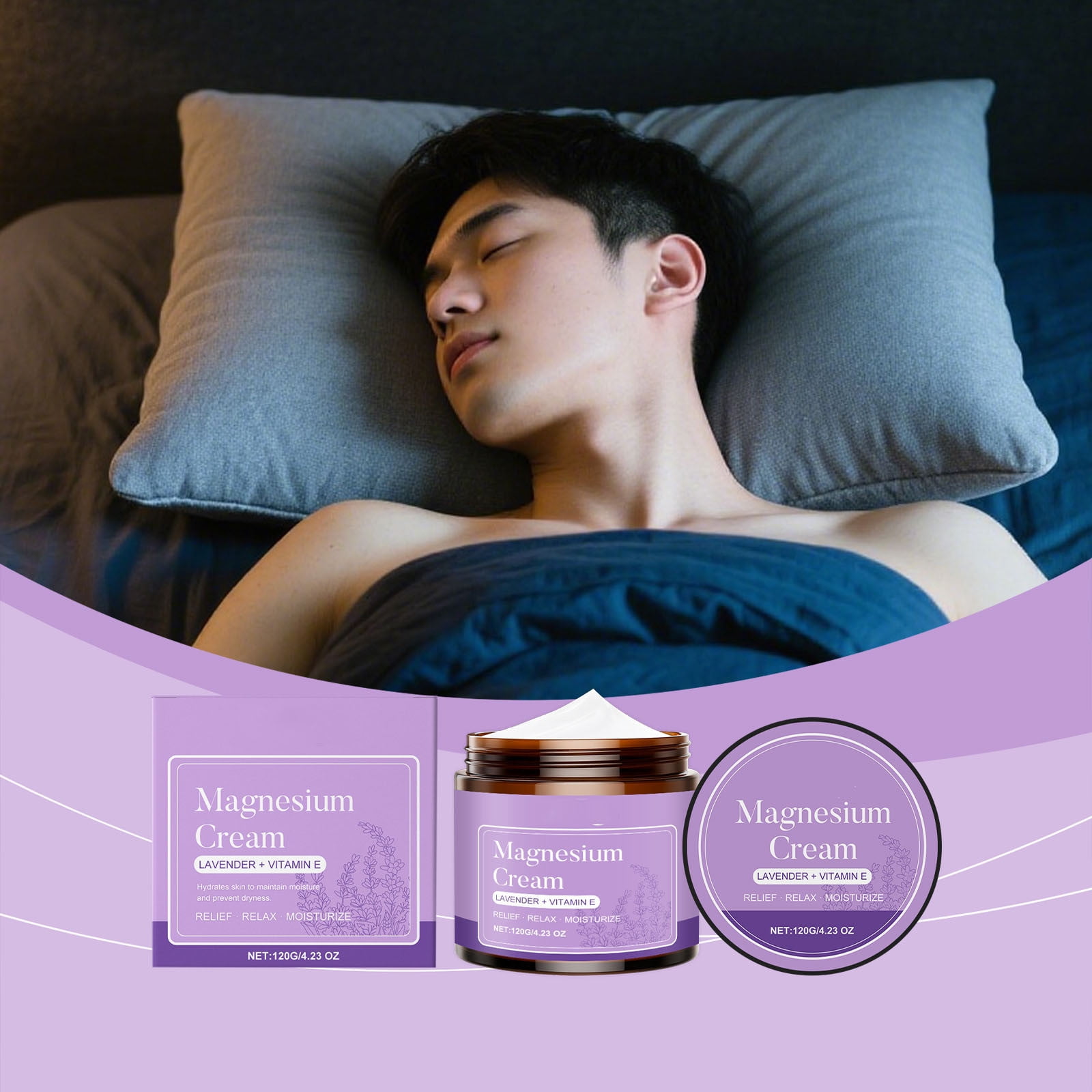 Overnight Hydrating Moisturizing Care Cream, Pre-Sleep Nourishment for ...