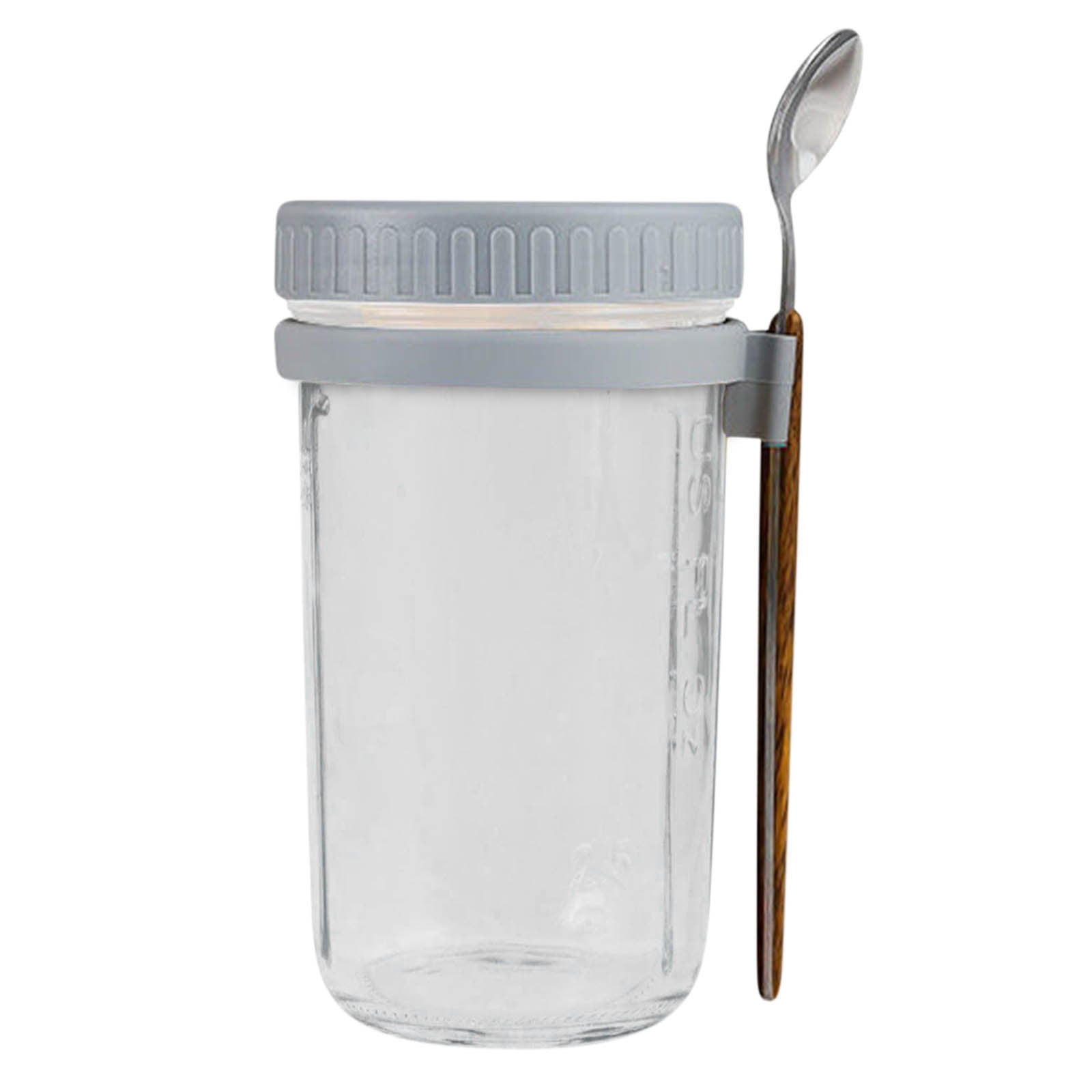 Overnight Oats Container With Lid And Spoon, Overnight Oats Jars, Portable Mason Jars With Lid ...