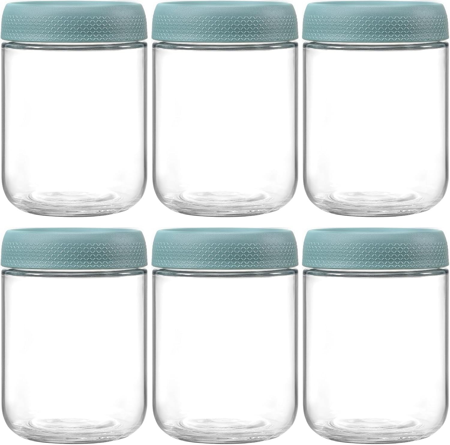 Overnight Oats Containers with Lids, Glass jars with Airtight Lids ...