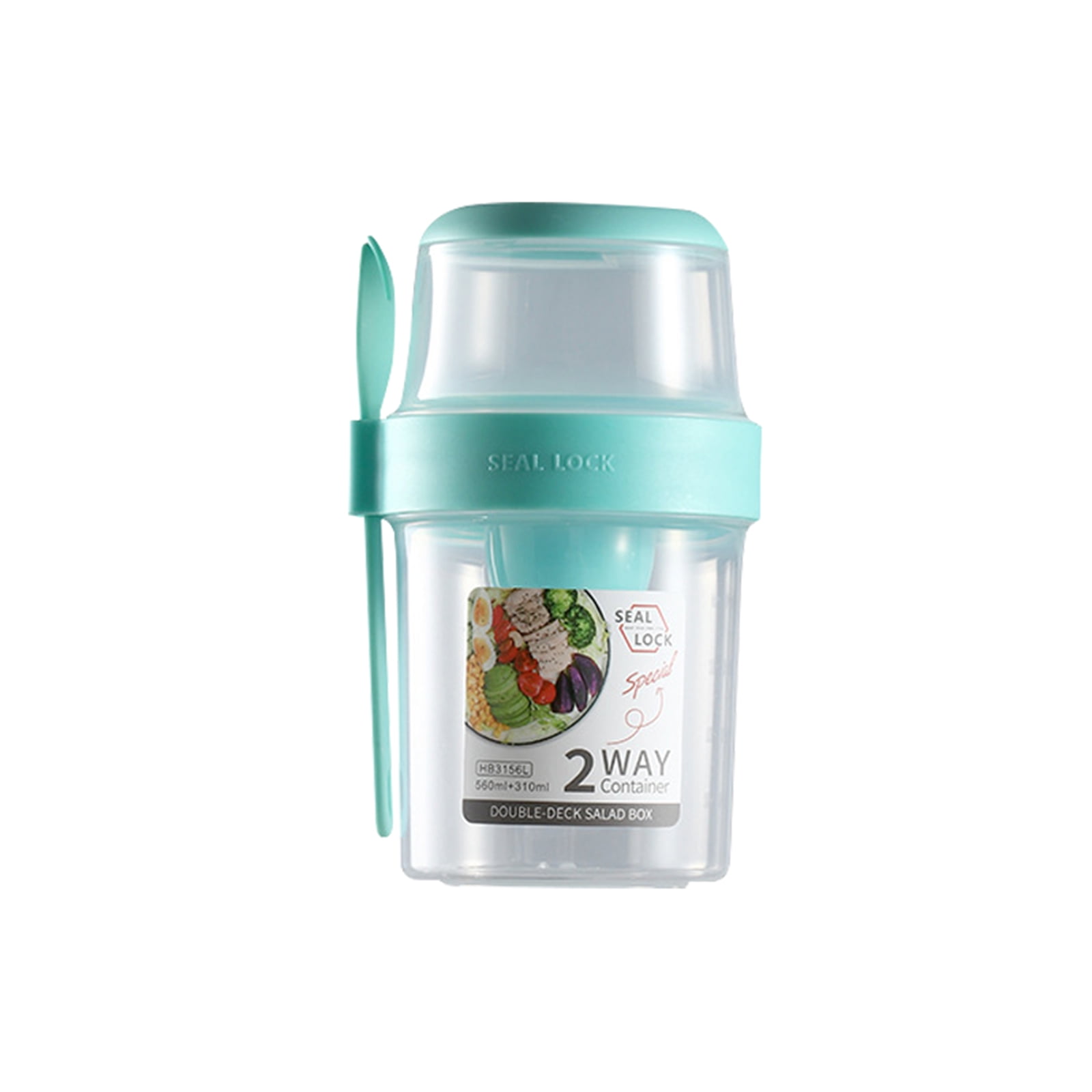 Overnight Oats Containers with Lids and Spoons,Leak-Proof Portable ...