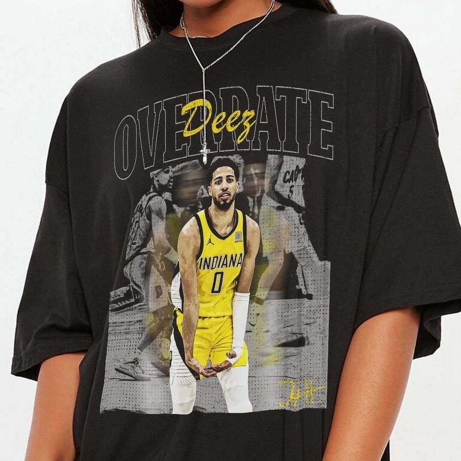 Overrate Deez Haliburton Basketball Shirt - Walmart.com
