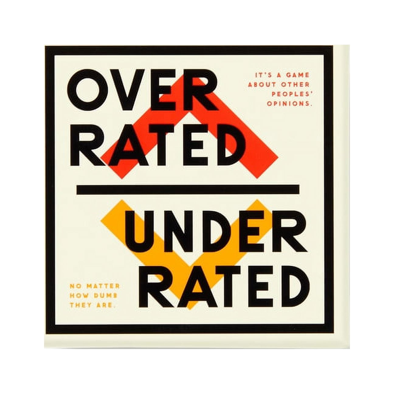 Overrated / Underrated Social Game (Game) - Walmart.com