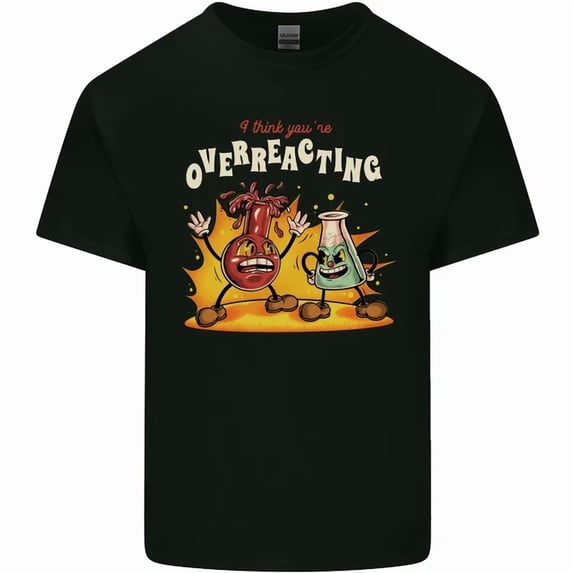 Overreacting Funny Chemistry Science T-Shirt - Walmart.com