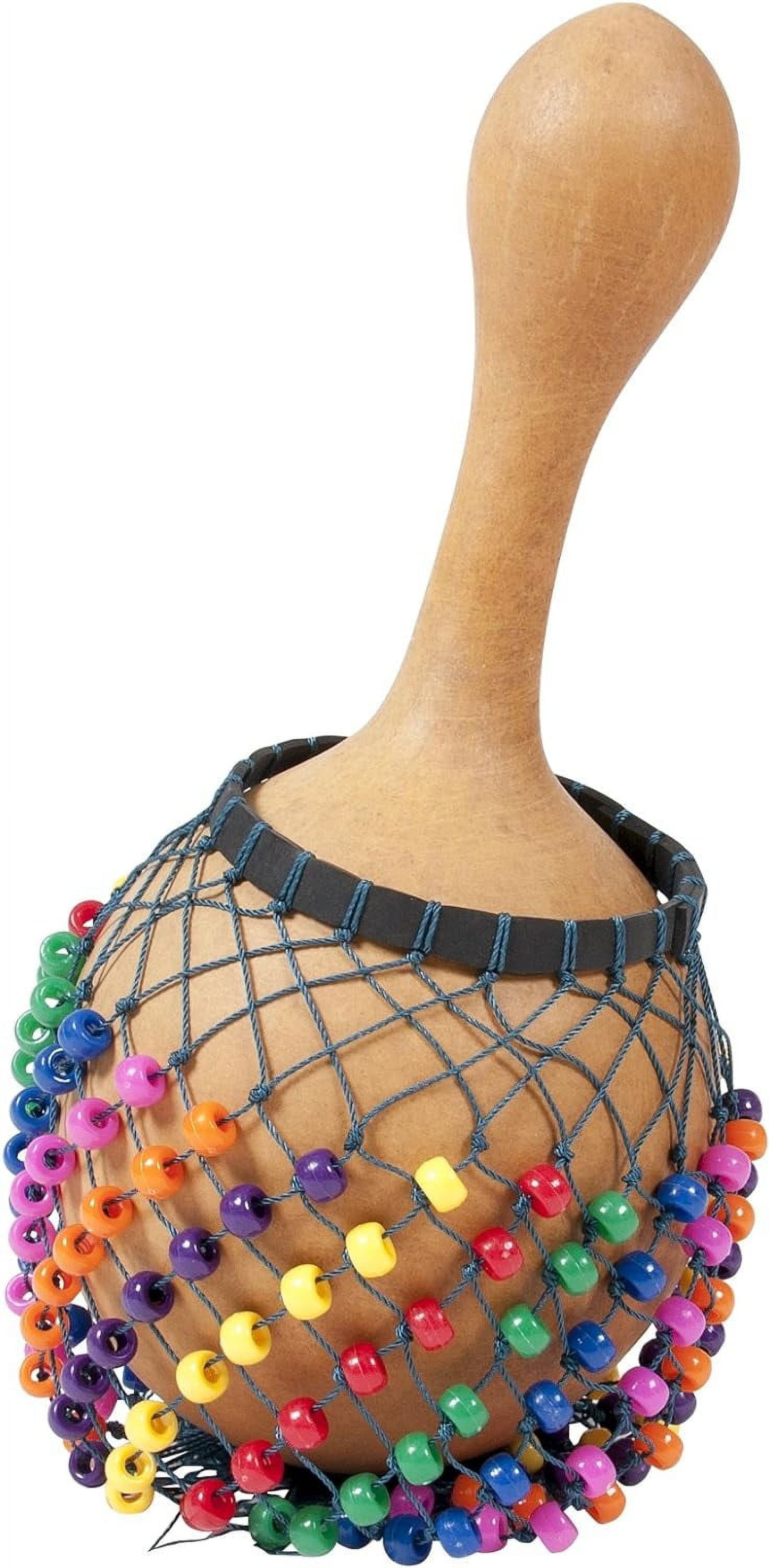 Overseas Connection Shekere, Multicolor, Wood, Round, 1 Piece, Shakers ...