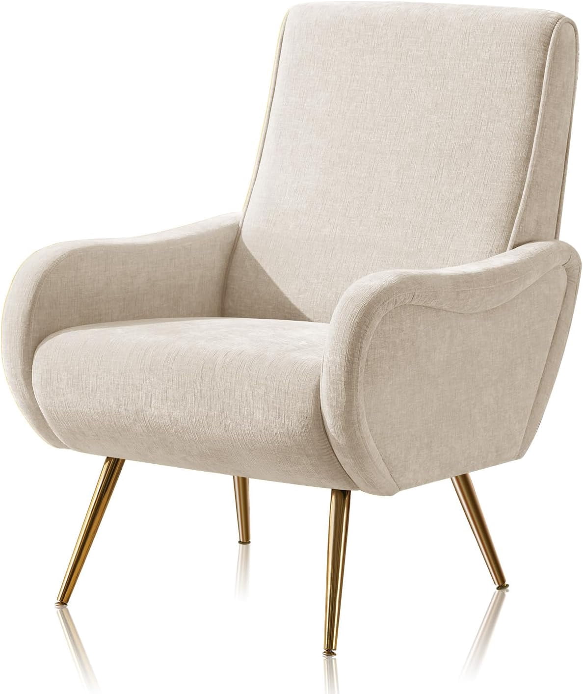 Oversize Accent Chair, High Back Modern Armchair with Thick Cushion ...