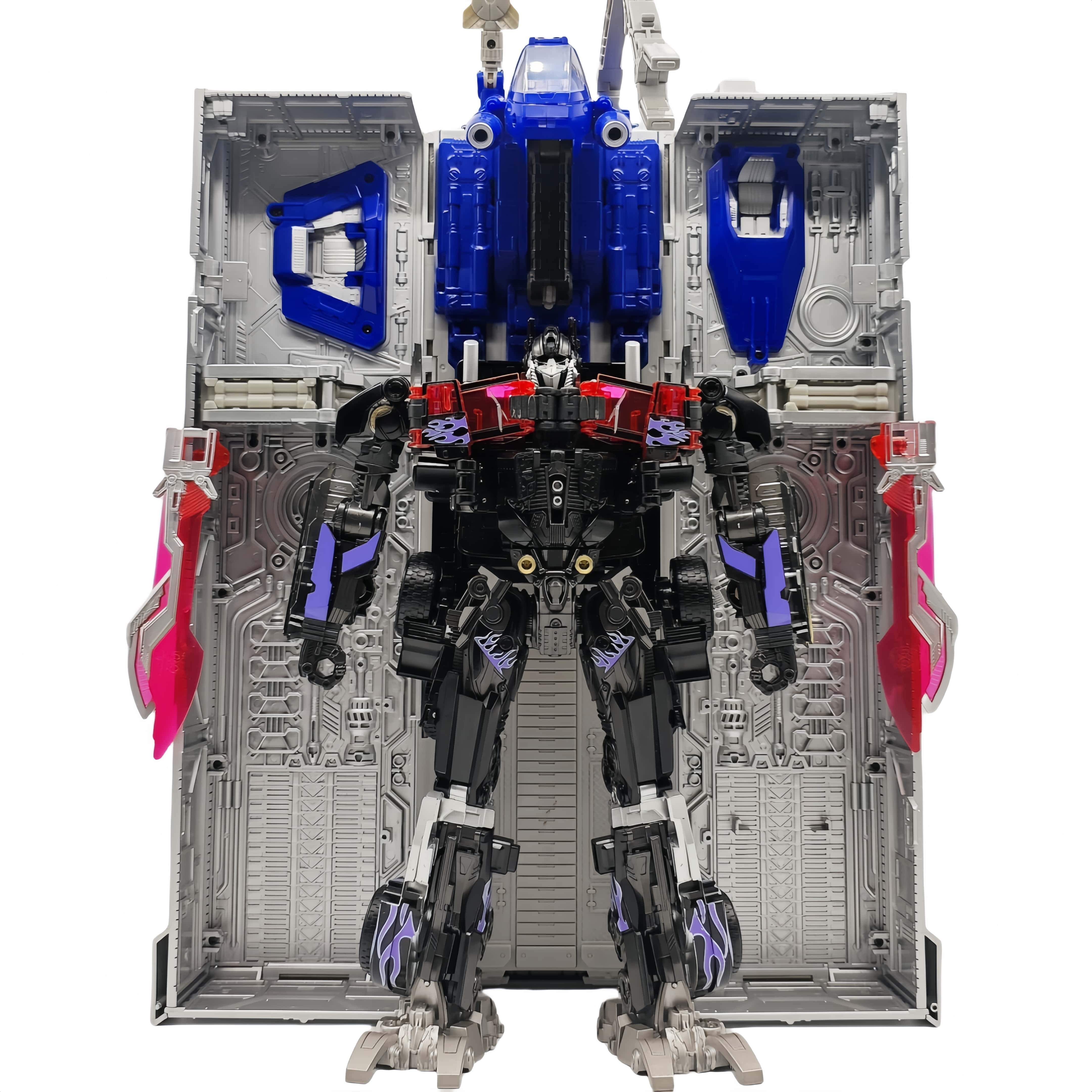 12-Inch Oversize Deformation Toy Dull Black SS05 with Carriage ...