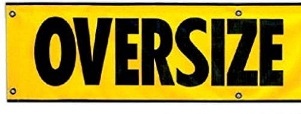 Oversize Load Mesh Banner 12 Oversize Load Mesh Banner 12