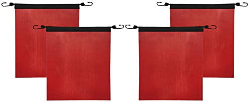 Oversize Load Safety Flags Warning Signs for Trucks and Pilot Cars (4 ...