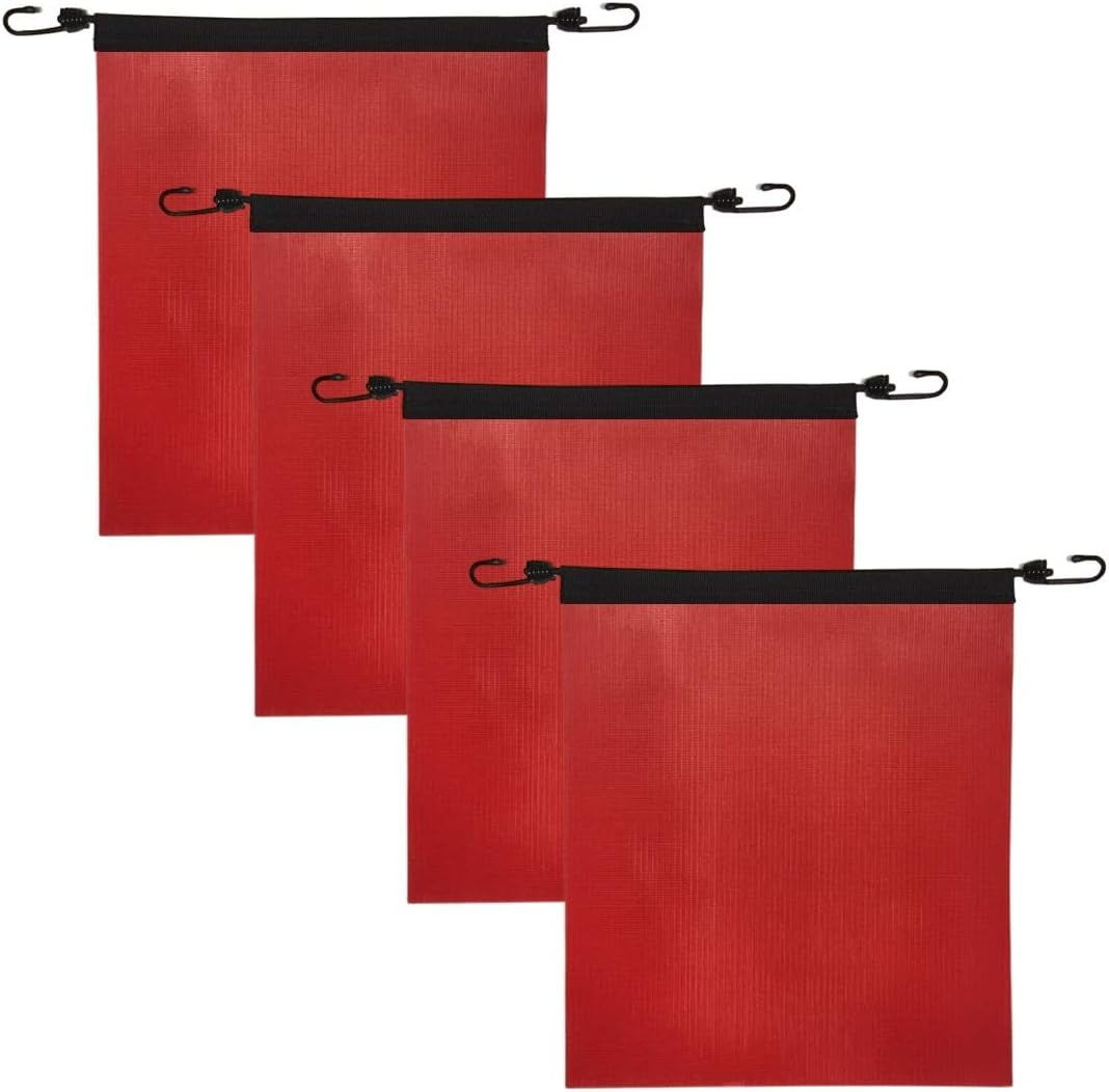 Oversize Load Safety Flags Warning Signs for Trucks and Pilot Cars (4 ...