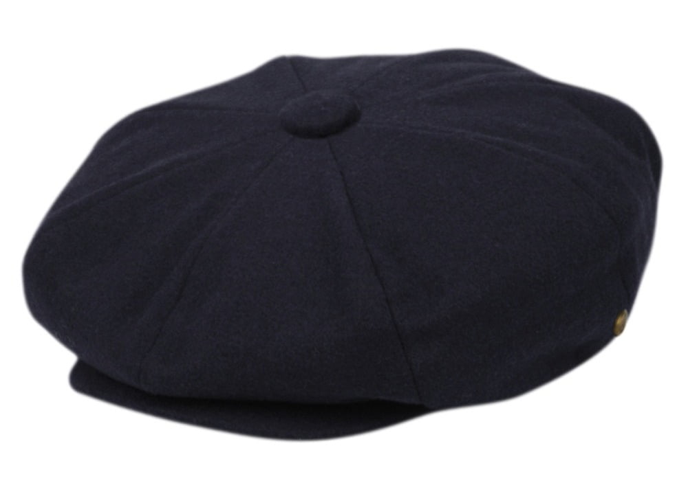 Oversize Melton Wool 8 Panel Classic Applejack Big Apple Newsboy One ...