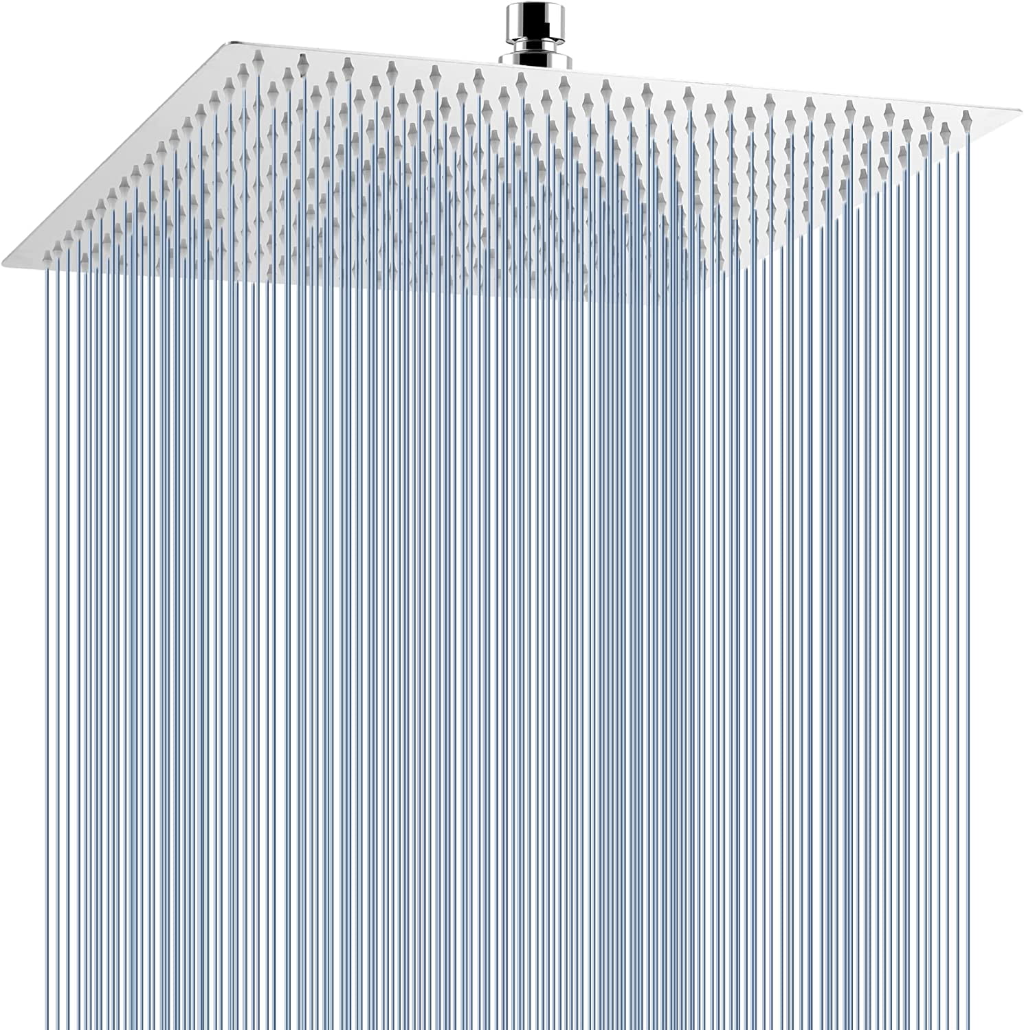 Oversize Rain Shower Head - High Flow Square Rainfall Showerhead ...