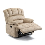 FLEXISPOT Swivel Recliner Chair, Oversize Glider Rocker Sofa with ...